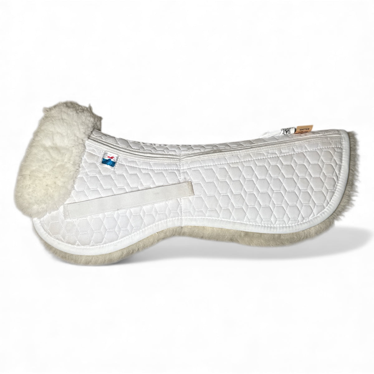 Mattes Sheepskin Correction All Purpose Half Pad - White / Size Medium ...